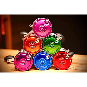 ANCIENT MARINER 6000 Fishing Reels, More Powerful Ancient Mariner Reels 6000 Catfish Right Hand, Purple