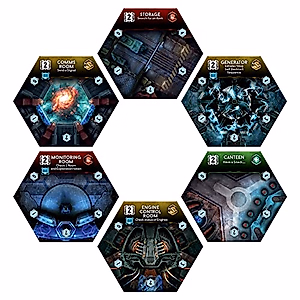 Nemesis Board Game | Sci-Fi Horror | Miniatures | Strategy | Cooperative Adventure Game for Adults and Teens | Ages 14+ | 1 - 5 Players | Average Playtime 1-2 Hours | Made by Rebel