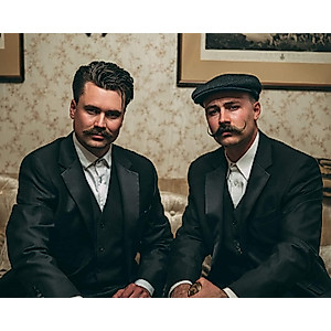 THE VINTAGE GROOMING CO. Sudden Death Strong Hold Mustache Wax and Night Fury Mustache Wax Remover Oil Set