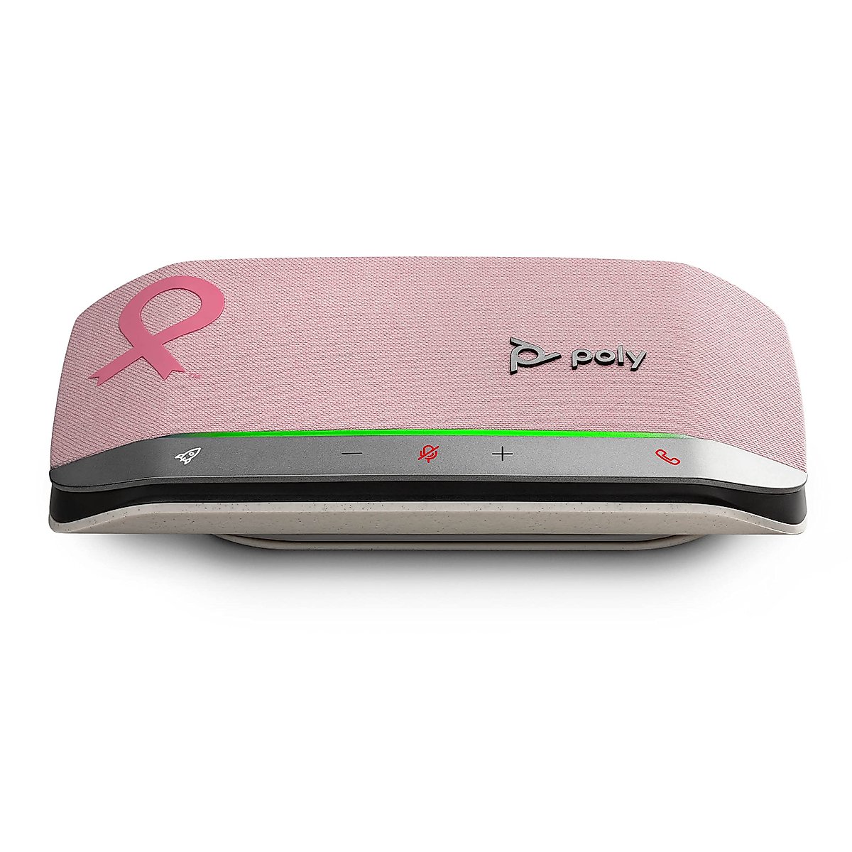 Poly – Sync 20 USB-A Pink Personal Bluetooth Smart Speakerphone (Plantronics) - Connect to Cell Phone via Bluetooth, PC/Mac via Included USB-A Cable - Works with Teams, Zoom (Certified) & More