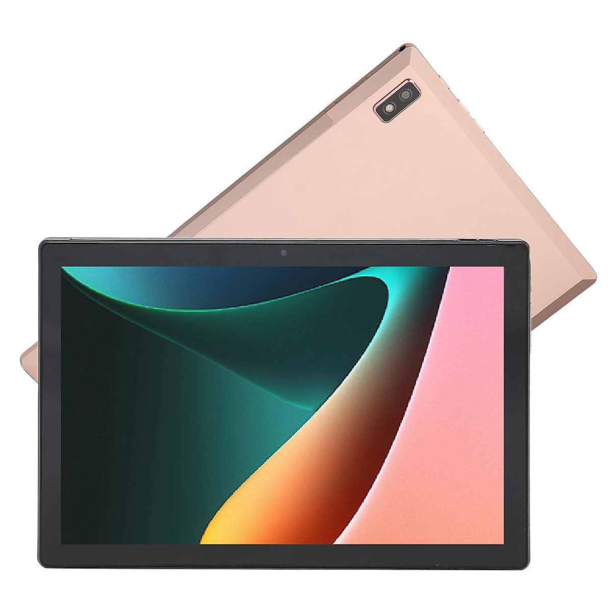 Haofy 10.1 Inch Tablet, 2.4G 5G Dual Card Slot 100-240V Tablet Mouse Keyboard Set for Entertainment (US Plug)