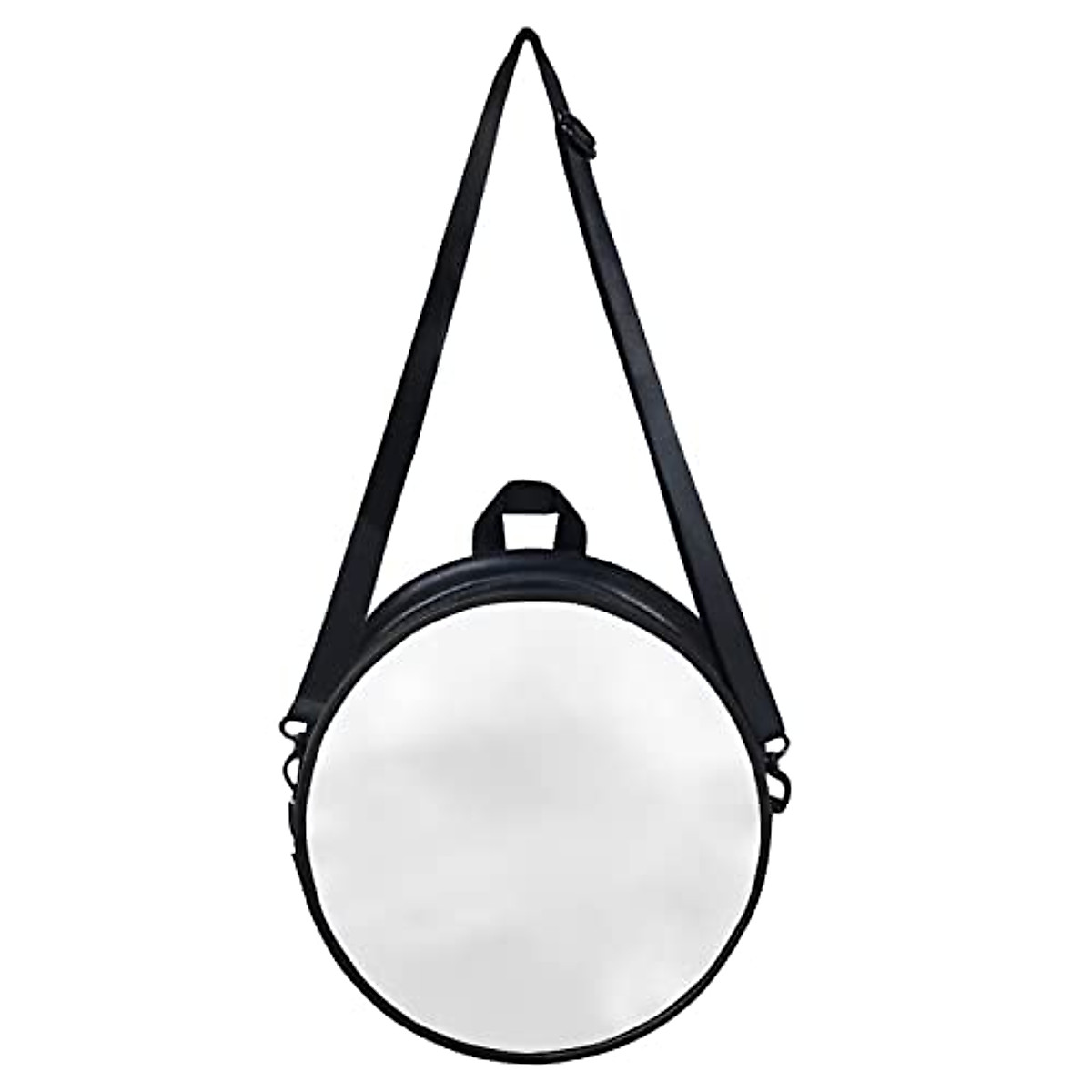 Binienty Circle Clock Purse for Women Fashion Crossbody Shoulder Purse with Strap Satchel Handbag