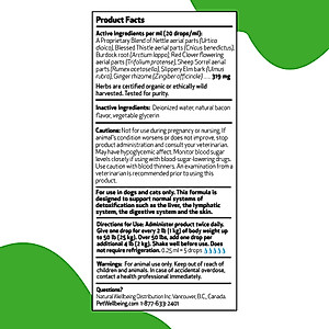 Pet Wellbeing Detox Gold for Dogs - Vet-Formulated - Gentle Detoxification & Elimination Support - Natural Herbal Supplement 2 oz (59 ml)