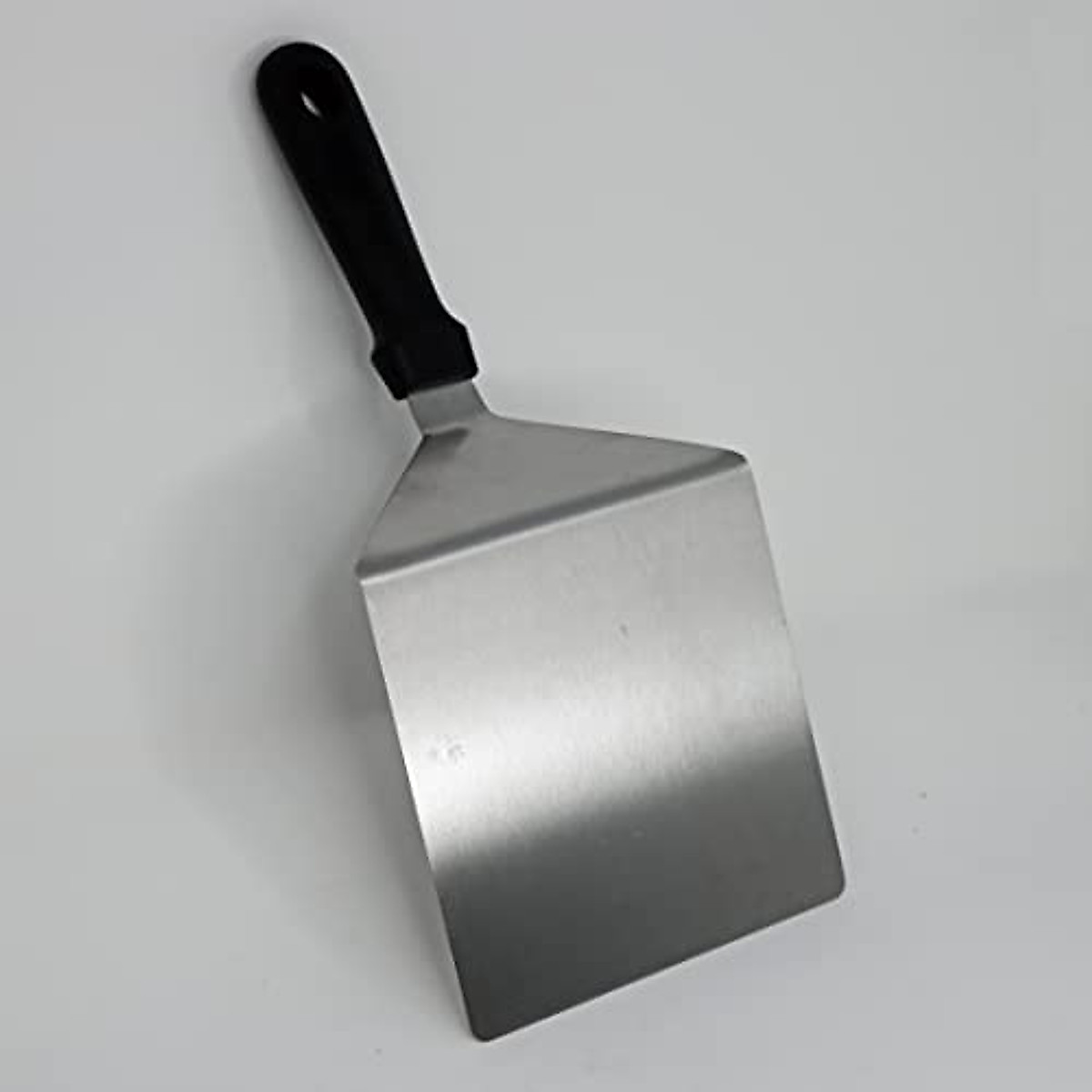 The Sasquash Spatula - Commercial Grade 5.5" Extra Wide Smashed Burger Turner - Heavy Duty One Pound Stainless Steel Griddle and Grill Tool