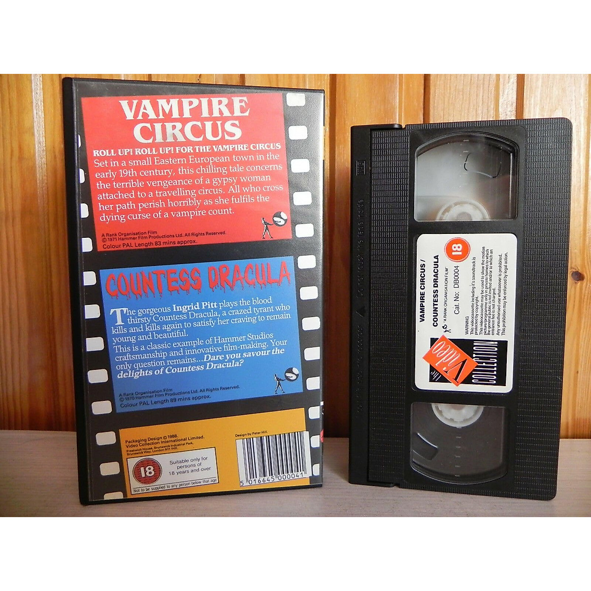 Vampire Circus - Countess Dracula - Double 2 Bill - Cert (18) - Pal VHS