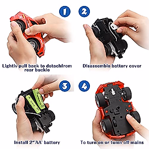 EHO Toys for 2-5 Year Old Boys,Mini Remote Control Car,Toddler Toys Age 2-4,RC Car for Kids,Car Toys for Boys 3-5 Year Old,Gifts for 2 3 4 5 Year Old Boys Girls Birthday,Red