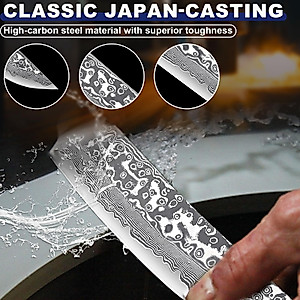 PURPLEBIRD Boning Knife for Meat Cutting Set, 3pcs Razor Sharp Butcher Knife Set, Japanese Steel Fillet Knife Full Tang, Wood Handle Trimming knife, Deboning Knife for Fish Poultry Chicken, Gift Mom