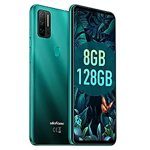 Unlocked Smartphones Ulefone Note 11P, 8GB+128GB Android 11 Unlocked Cell phones, 48MP Quad Rear Camera, 3 Card Slots, 6.55" Punch Hole Screen Dual 4G Unlocked Phone, 4500mAh, Global Bands, US Version