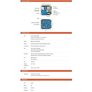 NanoPi NEO3 Rockchip RK3288 Tiny ARM Single Board Computer with 1GB RAM USB3.0,Gbps Ethernet and Unique MAC Address