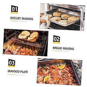 GOOHOCHY Stainless Steel Cake Baking Box with Lid Versatile Bread Baking Pan for Cakes and Bread and Easy to Clean Bakeware