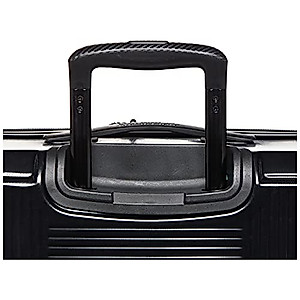 American Tourister Stratum XLT Expandable Hardside Luggage with Spinner Wheels, Jet Black, Carry-On 21-Inch