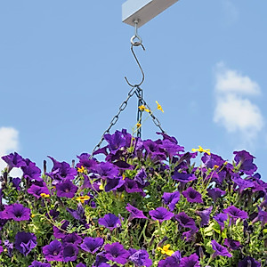 SumDirect Heavy Duty S Hooks - 15 Pack 5.7 Inch Extra Large Meta Stainless Steel S Shaped Hooks for Hanging