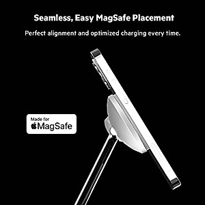 Belkin BoostCharge PRO 3-in-1 Wireless Charger with MagSafe for iPhone 13, 12 + Apple Watch + AirPods (Magnetically Charges iPhone 13 and 12 Models up to 15W)