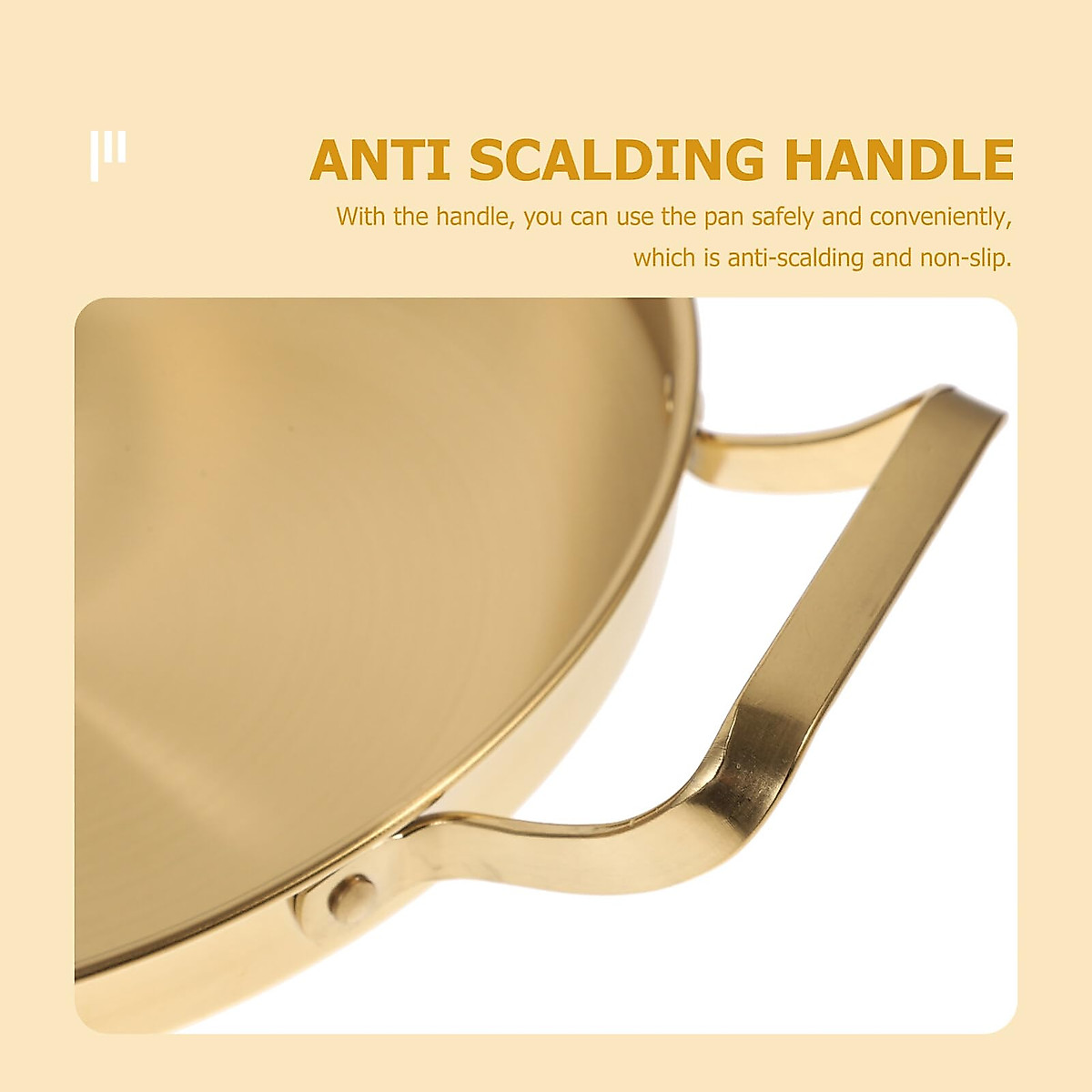 Luxshiny Korean Army Pot Pasta Cooking Pot Steel Noodle Pot Saucepot Boiler Home Cooking Sauce Pan Paella Stove Grill Pan Gold Dinner Plates Cooking Tool Cereal Bowl Vintage Stainless Steel