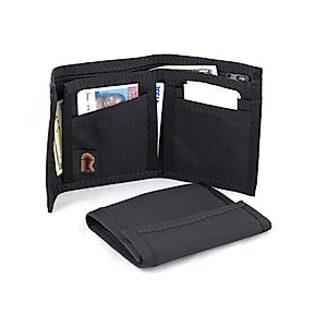 Rainbow of California Original Bifold Nylon Hook & Loop Wallet. Made in USA