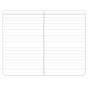 Field Notebook/Pocket Journal - 3.5"x5.5" - Orange - Lined Memo Book - Pack of 5