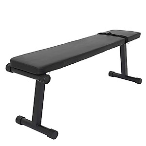MiaoC Sit Up Bench, Capacity Weight Bench, Flat Dumbbell Bench Workout Weightlifting Gym for Indoor Sports Activities(US in Stock)