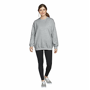 Gildan Softstyle Crewneck Sweatshirt, Style GSF000, Dark Heather