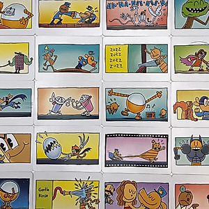 University Games, Dog Man Flip-o-Rama Card Matching Game, Based on The Dog Man Books Series, for 2 or More Players Ages 6 and Up