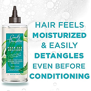 Carol’s Daughter Wash Day Delight Love at First To Foam Sulfate Free Shampoo with Aloe and Micellar Water, Paraben Free, Silicone Free, Micellar Shampoo for Kinky, Curly Hair, 16.9 fl oz