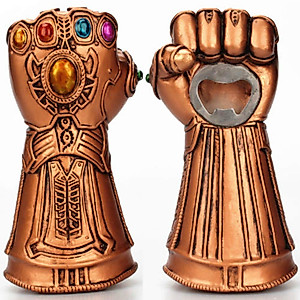 Creative Infinite War Thanos Gloves Fist Opener Beer Bottle Openers Cool Beer Cola Wine Cap Opener Gift for Marvel Avengers Fans
