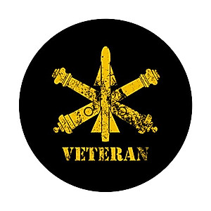 Air Defense Artillery (ADA) Veteran - US Army Vintage Look PopSockets Swappable PopGrip