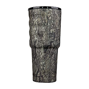 Grizzly Grip Cup 32 oz Tumbler | Stainless Steel | Vacuum Insulated with TwistTop Lid | For Coffee Car Travel Beach Camping Hiking Hunting Fishing | Realtree Timber