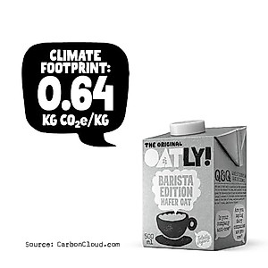 Oatly Barista Edition Oat Milk - Gluten Free, Dairy Free, Non GMO, Vegan, 32 oz (Pack of 6)