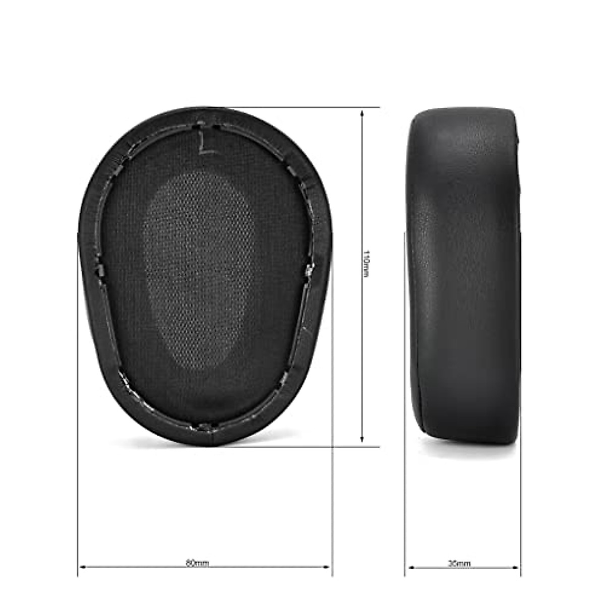 Mo-Fi Ear Pads Replacement Ear Cushion Compatible with Blue Mix-Fi/Mo-Fi/Sadie/Lola/Ella Headphones,Softer Protein Leather and Memory Foam,High-Density Noise Cancelling Foam, Added Thickness