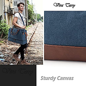 Weekender Bag for Women,Large Overnight Bag with Adjustable Strap,Travel Duffel Bag with Toiletry Bag,Carry On Tote Bag with Shoe Compartment,Sports Tote Gym Bag,Hospital Bag for Labor and Delivery