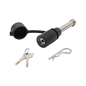 Proven Industries Model HL1 Receiver Hitch Pin Lock, Fits 2-Inch or 2 1/2-Inch Receivers, Made in The USA, (Black)