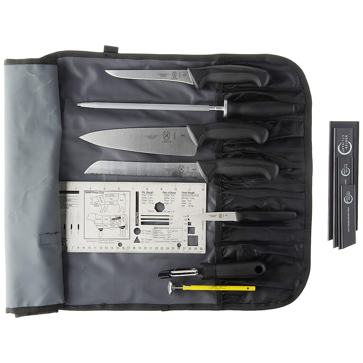 Mercer Culinary Partners in Education 13-Piece Millennia Culinary School Kit Black