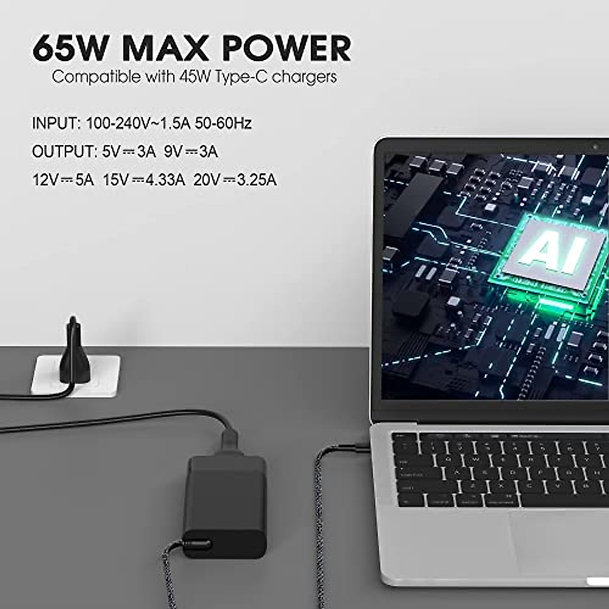 65W Laptop Charger