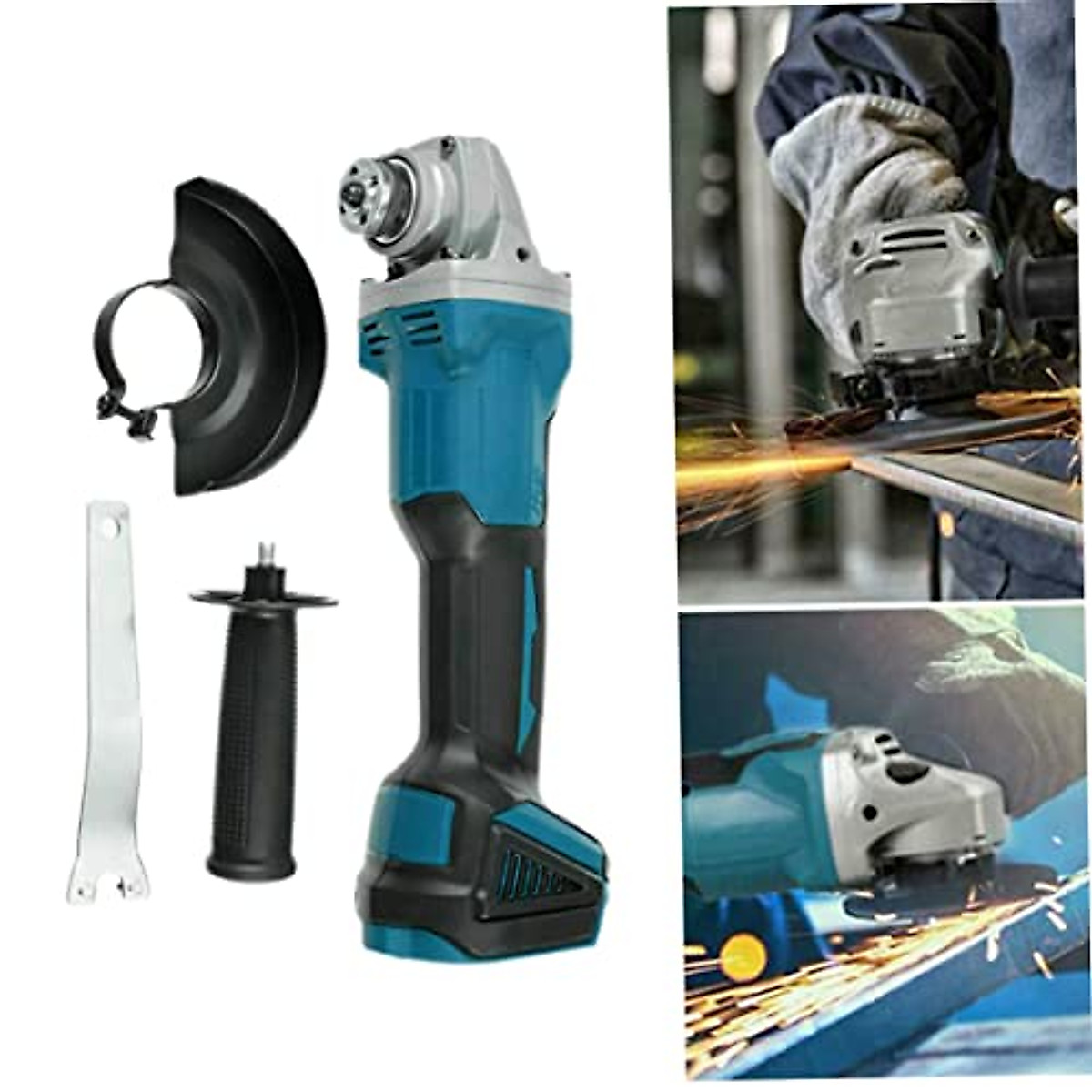YaptheS Cordless Angle Grinder, Angle Grinder Cordless Brushless Motor 18v Cordless Brushless Motor, Discs Brushless Motor