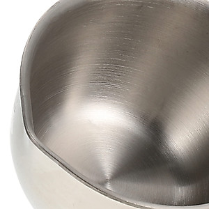 Luxshiny Pour Oil Small Pot Nonstick Saucepan Small Pots for Cooking Small Sauce Pan Yukihira Saucepan Caraway Cookware Small Casserole Water Ladle Baby Turkey Stainless Steel Wooden Handle