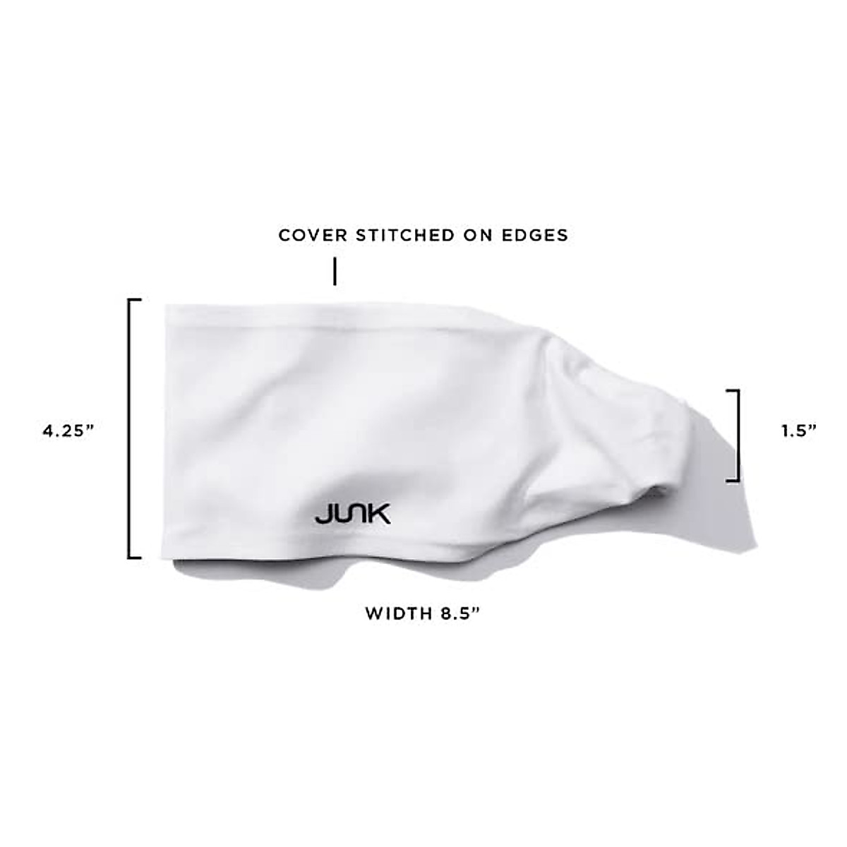 JUNK Brands Nimbus Big Bang Lite Headband, One Size, White