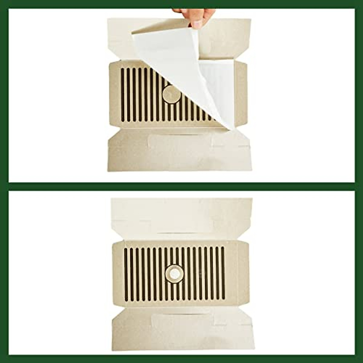 Greener Mindset Roach Traps - 12 Indoor Sticky Glue Catchers - Beetles, Spiders, Scorpions, Ants, Centipedes, and Cockroach Traps