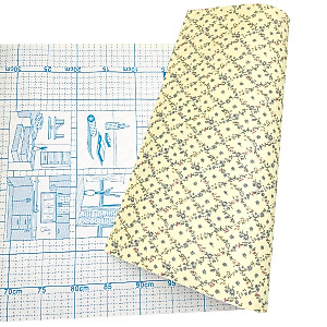 Yifely Sunmer Blooms Furniture Paper Decorative Shelf Drawer Liner Self-Adhesive Storage Locker Decor 17.7 Inch by 9.8 Feet