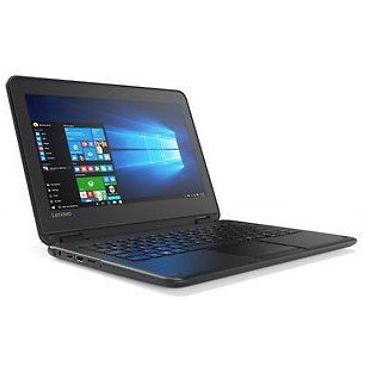 Black Flip design Lenovo 11.6-inch Touchscreen 2-in-1 Business Laptop, Intel Celeron N3060, 4GB Memory, 32GB eMMC, Webcam, Wifi, Bluetooth, Windows 10 Professional (PC) (Renewed)