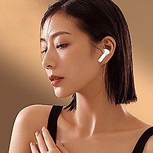 Wireless Bluetooth Earbuds with Charging Case, Stereo Headphones with Deep Bass Low Power Noise Reduction, Built in Mic Headset for Sport/Work