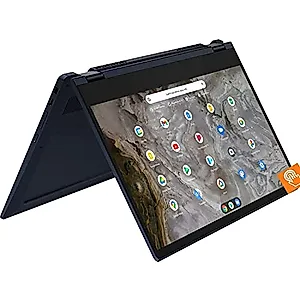 Lenovo Flex 5i Chromebook 13.3” Full HD 2-in-1 Touchscreen Laptop, Intel Core i3-1115G4, 8GB RAM, 128GB SSD, Intel UHD Graphics, Chrome OS, Abyss Blue