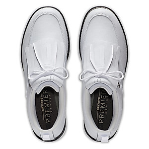 FootJoy Women's Premiere Series-Issette Golf Shoe, White/White, 9.5 Wide