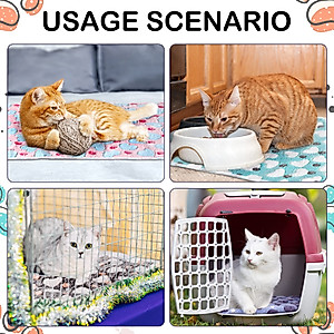 8 Pcs Guinea Pig Bedding Cage Liners Bulk Waterproof Blankets Small Animal Flannel Throw Bedding Absorbent Reusable Pet Pee Sleep Mat Pad Cover for Hamster Ferret (Heart,12 x 12 Inch)