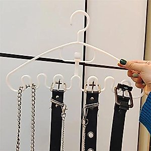 FETNHU Wave Pattern Hanger, Multifunctional Magic Wave Pattern Stackable Hanger, 8 Slots Non Slip Stackable Space Saver Closet Organization Hangers for Bra Top Camisole (Green,15PCS)