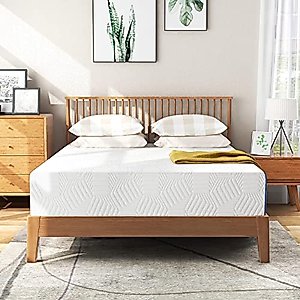 Airdown 12 Inch King Mattress, Green Tea Memory Foam Mattress, Medium Firm, CertiPUR-US Certified, Made in USA