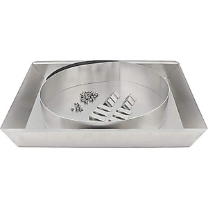 Speedway Motors Aluminum Fan Shroud Kit, Adjustable Collar Accommodates 15”-20” Fan Diameters, For Muscle Cars and Hotrod Radiators, Measures 19.5” x 18.5” Tall and 2-5/8” Thick