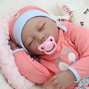 Kaydora Sleeping Reborn Baby Doll, 22 inch Lifelike Newborn Baby Girl