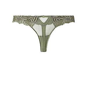 Aubade Women's Paradis Exotique Tanga, Green (Amazonia), XX-Large