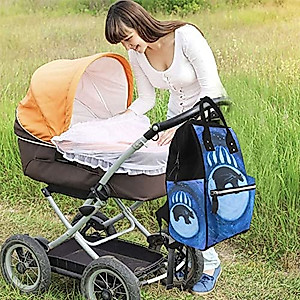 Large Diaper Bag Bear Clan Native American Mom Dad Tote Bag Diaper Backpack