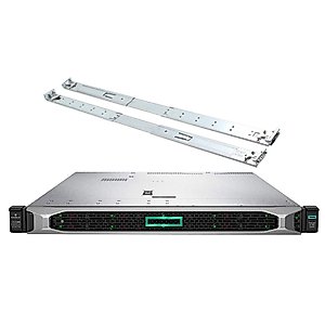HP ProLiant DL360 Gen10 Server Bundle with 2 x Intel Silver 4110 8 Core CPUs, 256GB RAM, 15.36TB SSDs, RAID, Rail Kit